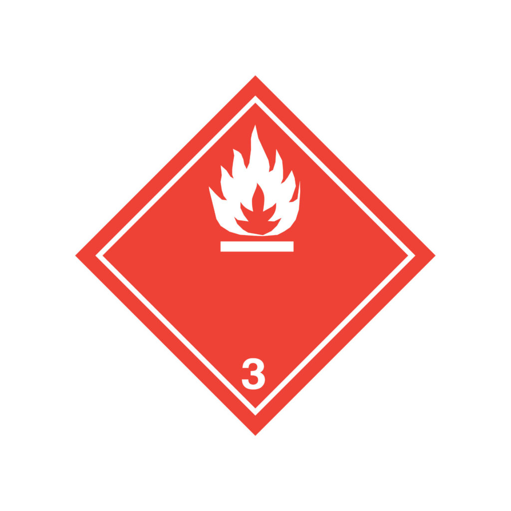 Naklejka ADR 9 materiały niebezpieczne, biała, 300×300mm od 1 sztuki ...